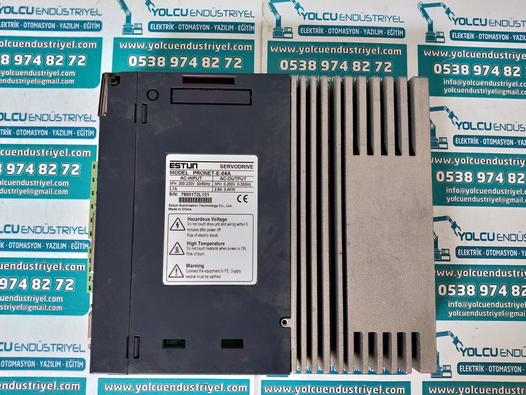 E-04A Estun Pronet Serisi 400w servo sürücü fiyatı,